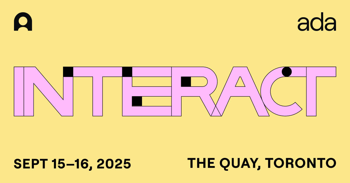 ada interact 2025 — where AI meets action